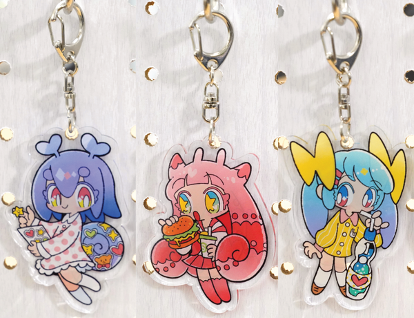アクリルキーホルダー 3個セット – Snailmerch